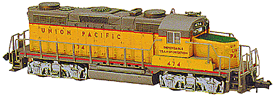 Life-Like - Diesel GP20 Powered - Union Pacific #474 (yellow, gray ...