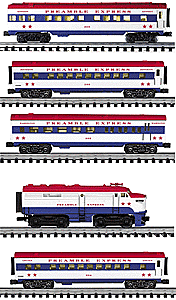 K-Line - Diesel Passenger - Preamble Express Set Alco w/Horn & 4 ...
