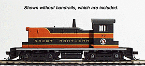 Walthers - Diesel Powered SW1 - Great Northern (orange, green, yellow ...