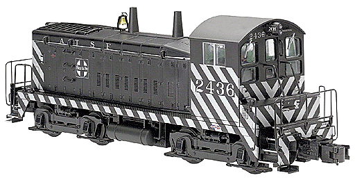 Atlas O - Diesel Powered SW9 3-Rail - Atchison, Topeka & Santa Fe #2429 ...