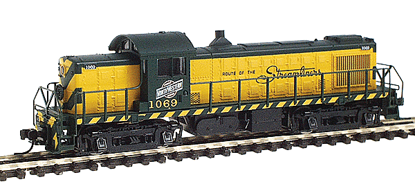 Atlas - Diesel RS1 Locomotive, Powered - Chicago & North Western #1069 ...