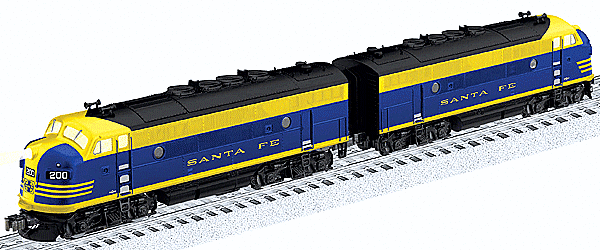 Lionel - Diesel Scale EMD F3 A-A Set w/RailSounds & Smoke - 3-Rail ...