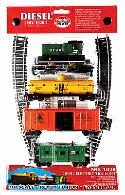 Model Pwr - Diesel Train Set - Standard DC - Burlington Northern ...