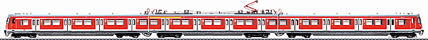 Marklin - Digital Era V Class 420 S-Bahn Powered Rail Car Train - DB ...