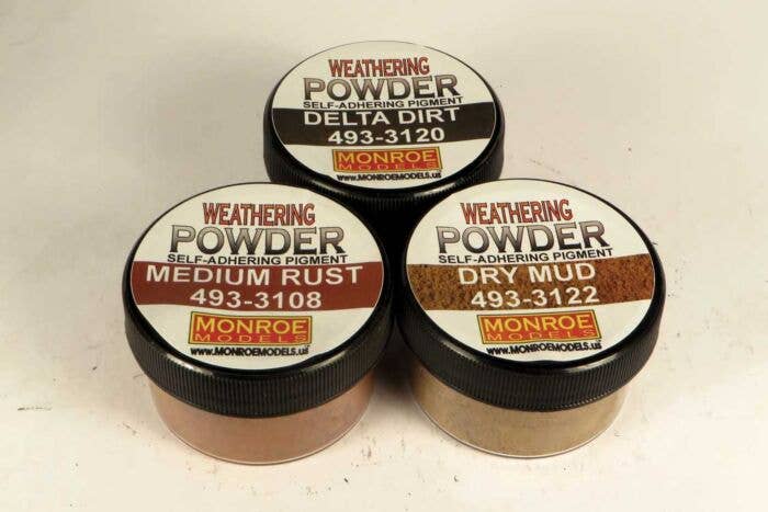 Monroe - Dirt & Rust Weathering Powder Set - 1 Each: Delta Dirt, Dry ...