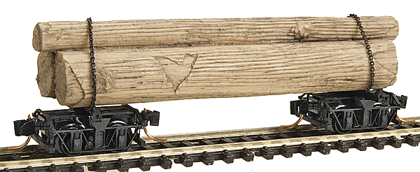 MicroTrain - Disconnect Log Car w/Load #3 - 489-11300730