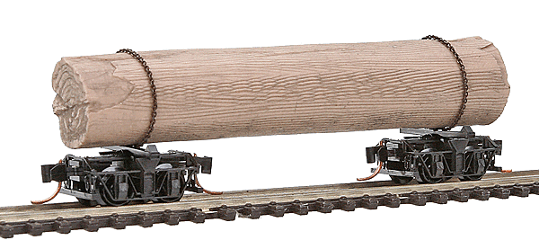 MicroTrain - Disconnect Log Car w/Load - 489-11300740