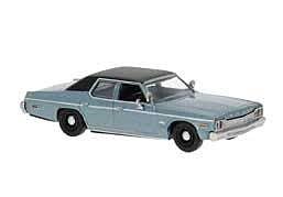 Brekina - Dodge Monaco - Assembled - Metallic Turquoise, Black - 175-18151