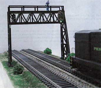 Pastime - Double Track Signal Bridge - Kit - 554-402