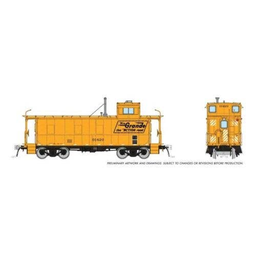 Rapido - D&RGW End-Cupola Steel Caboose Late Modifications - Ready to ...