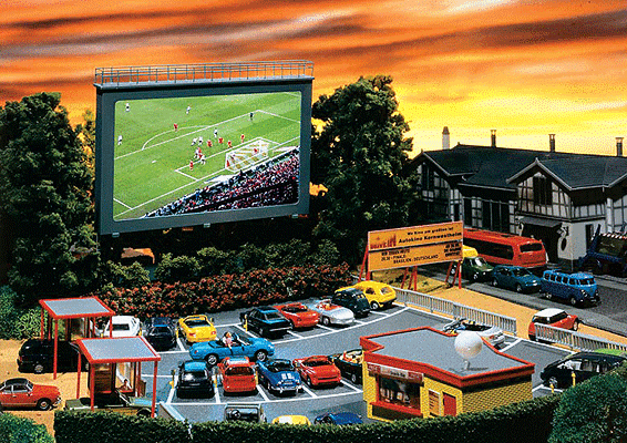 Faller - Drive-In Movie with Screen - 272-130340