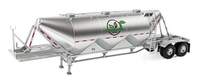 Walthers - Dry Bulk Semi Trailer - Assembled - Transload Facility - Theobroma - 949-2625