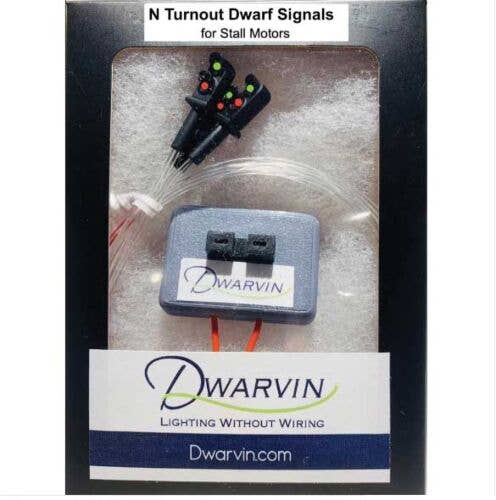 Dwarvin - DVTSSS201N Turnout Signals Kit for Stall Motor Switch ...