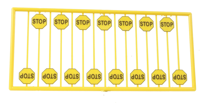 Tichy - Early Stop Sign - Yellow pkg(15) - 293-8248