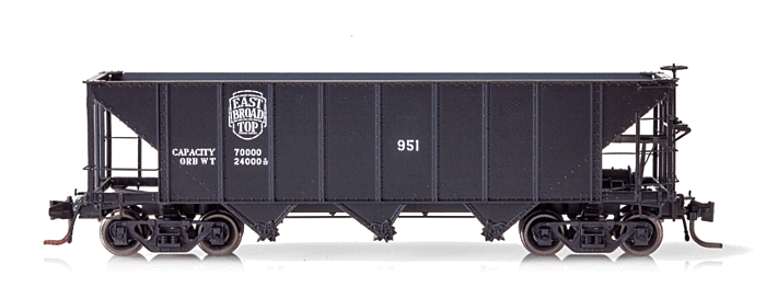 SoundTraxx - East Broad Top 3-Bay Hopper - Ready to Run - Blackstone Models(TM) - East Broad Top ...