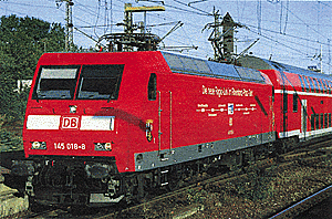 Roco - Electric Class 145 Powered Era V - DB-AG (red) - 625-63561