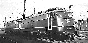 Roco - Electric German Federal Railways Class 110 (DC Powered) - 625-43790