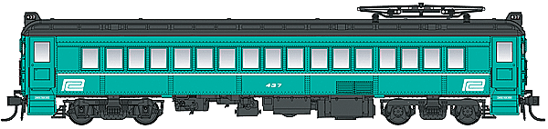 Con-Cor - Electric mP54 MU Coach w/Pantograph - Standard DC - Penn ...