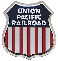 Microscale - Embossed Die-Cut Metal Sign - Union Pacific - 460-10002