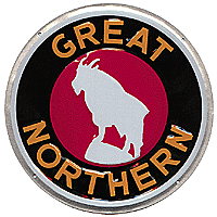 Microscale - Embossed Die-Cut Metal Sign - Great Northern - 460-10004