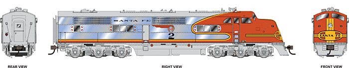 BLI - EMC E1 Powered A-Unpowered B Set w/Sound & DCC - Paragon3 - Santa ...
