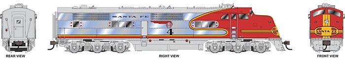 BLI - EMC E1 Powered A-Unpowered B Set w/Sound & DCC - Paragon3 - Santa ...