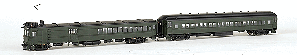 Bachmann - EMC Gas Electric Doodlebug & Coach Trailer - DCC - Spectrum ...