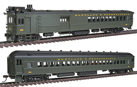 Bachmann - EMC Gas Electric Doodlebug & Coach Trailer - DCC - Spectrum ...