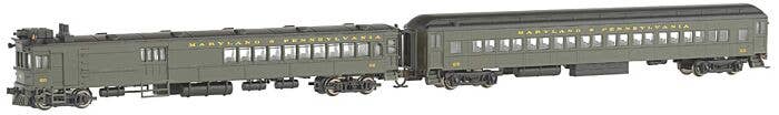 Bachmann - EMC Gas Electric Doodlebug & Coach Trailer w/DCC - Spectrum ...