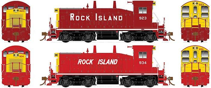 Rapido - EMD-GMD SW1200 - LokSound and DCC - Rock Island 934 (red ...