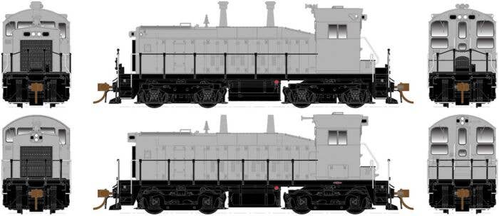 Rapido - EMD-GMD SW1200 - LokSound and DCC - Undecorated Standard Body ...