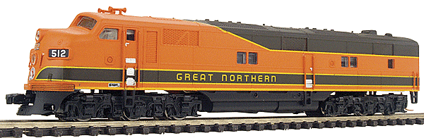 PCM - EMD Diesel E7A Powered - Assembled w/LokSound(tm) Sound, DC, DCC - Great Northern #512 ...