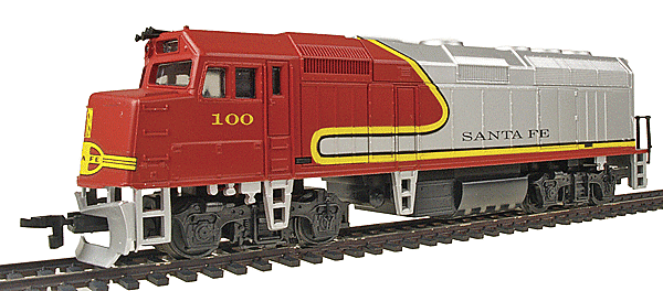 Life-Like - EMD Diesel F40PH Powered - Santa Fe - 433-8240