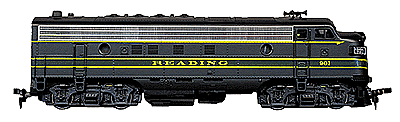 E-R Models - EMD Diesel FP7 Powered - Reading #901 - 262-4006