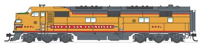 BLI - EMD E7 Powered A-Unpowered B Set w/Sound & DCC - Paragon2(TM ...