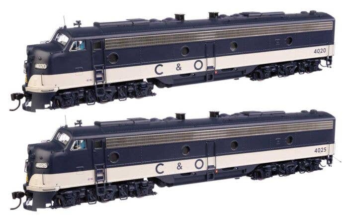 Walthers - EMD E8 A-A with LokSound 5 Sound & DCC - Chesapeake & Ohio ...