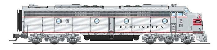BLI - EMD E9A - Sound and DCC - Paragon3 - Chicago, Burlington & Quincy ...