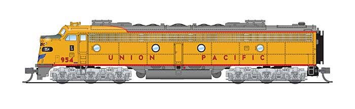 BLI - EMD E9A - Sound and DCC - Paragon4(TM) - Union Pacific #961 (Armour Yellow, gray, red ...