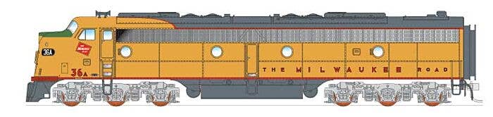 BLI - EMD E9A w/Sound & DCC - Paragon2(TM) - Milwaukee Road #37A ...