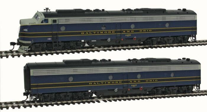 Walthers - EMD E9A/E8Bm - B&O Capitol Limited - Standard DC - Baltimore ...