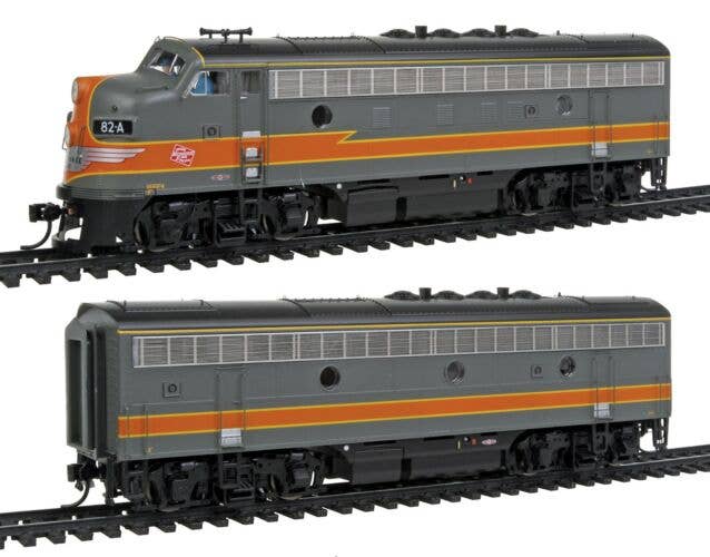 Walthers - EMD F3A-B Set - Standard DC - Milwaukee Road #82A, 82B (gray ...
