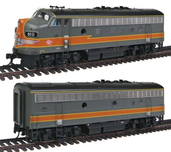 Walthers - EMD F3A-B Set - Tsunami(R) Sound & DCC - Milwaukee Road #80D ...