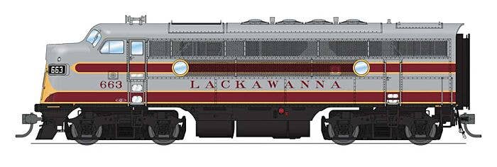 BLI - EMD F3A - Sound and DCC - Paragon4(TM) - Delaware, Lackawanna & Western #664 (2020s ...