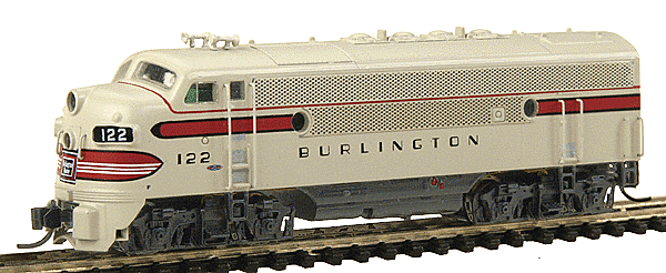 Intermount - EMD F3A - Standard DC - Chicago, Burlington & Quincy (silver) - 85-69107