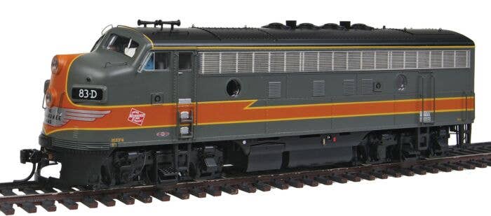 Walthers - EMD F3A - Standard DC - Milwaukee Road #83D (gray, orange ...