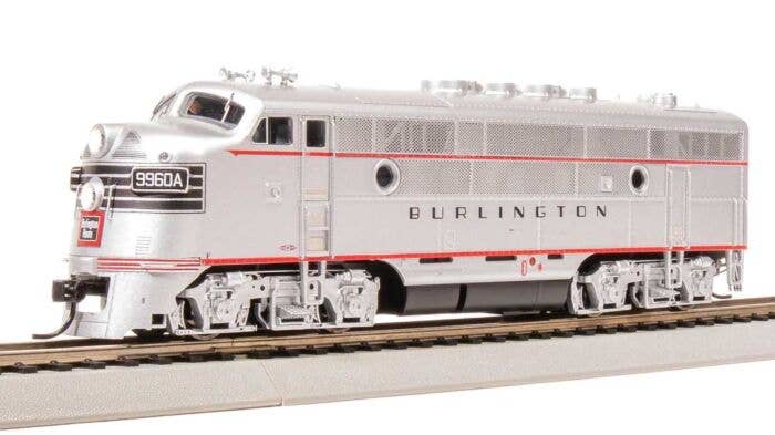 BLI - EMD F3A - Standard DC - Stealth - Chicago, Burlington & Quincy #9960C (silver, black, red ...