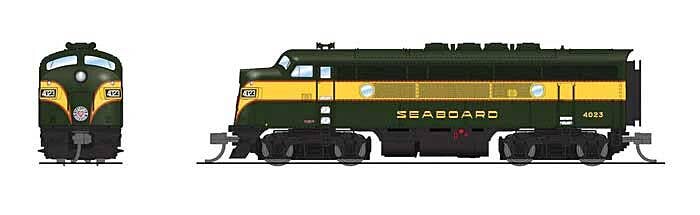 BLI - EMD F3A - Standard DC - Stealth - Seaboard Air Line #4023 (green ...