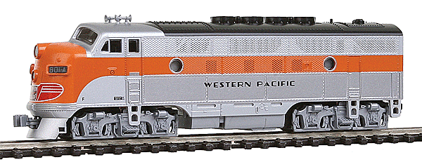 Kato - EMD F3A w/Dual Headlights - Standard DC - Western Pacific #801A ...