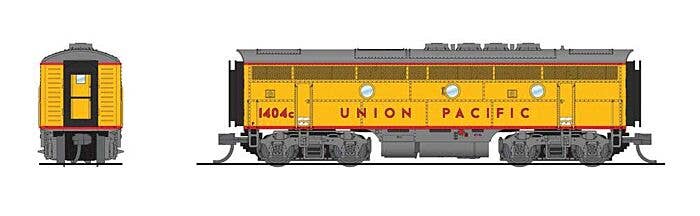 BLI - EMD F3B - Sound and DCC - Paragon4 - Union Pacific #1406B (Armour Yellow, gray, red) - 187 ...