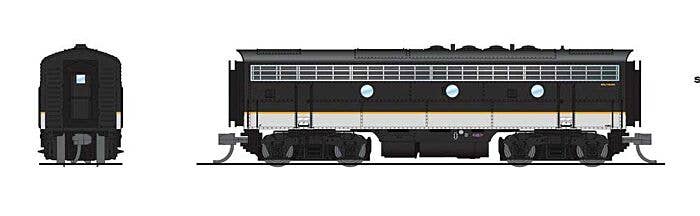 BLI - EMD F3B - Standard DC - Stealth - Southern Railway #4365(Tuxedo, black, white) - 187-9065